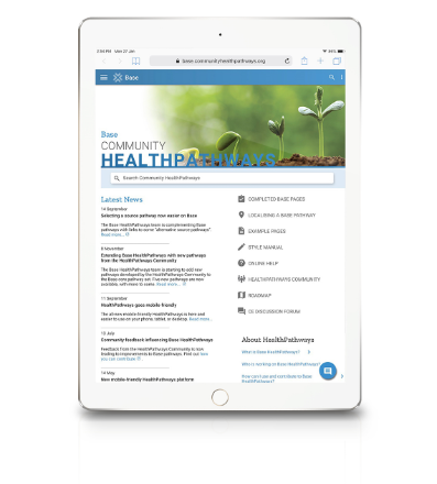 HealthPathways Global > Solutions > Community HealthPathways